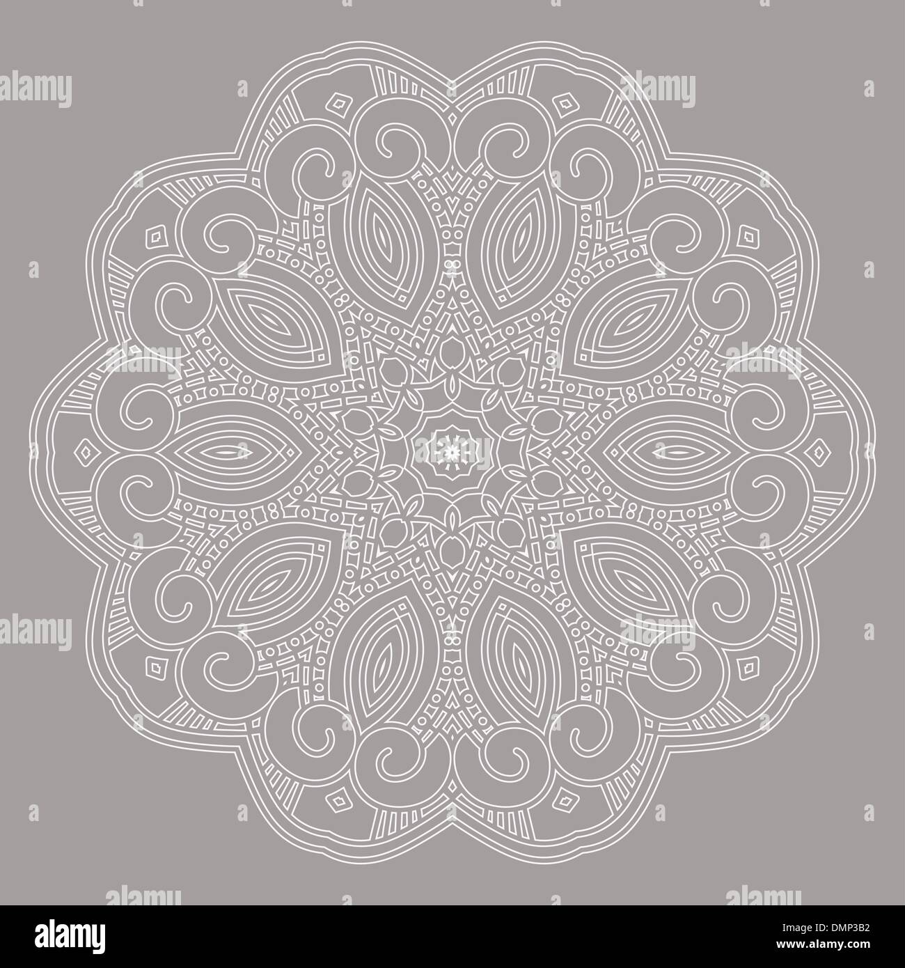 Vector round decorative design element Stock Vector Image & Art - Alamy