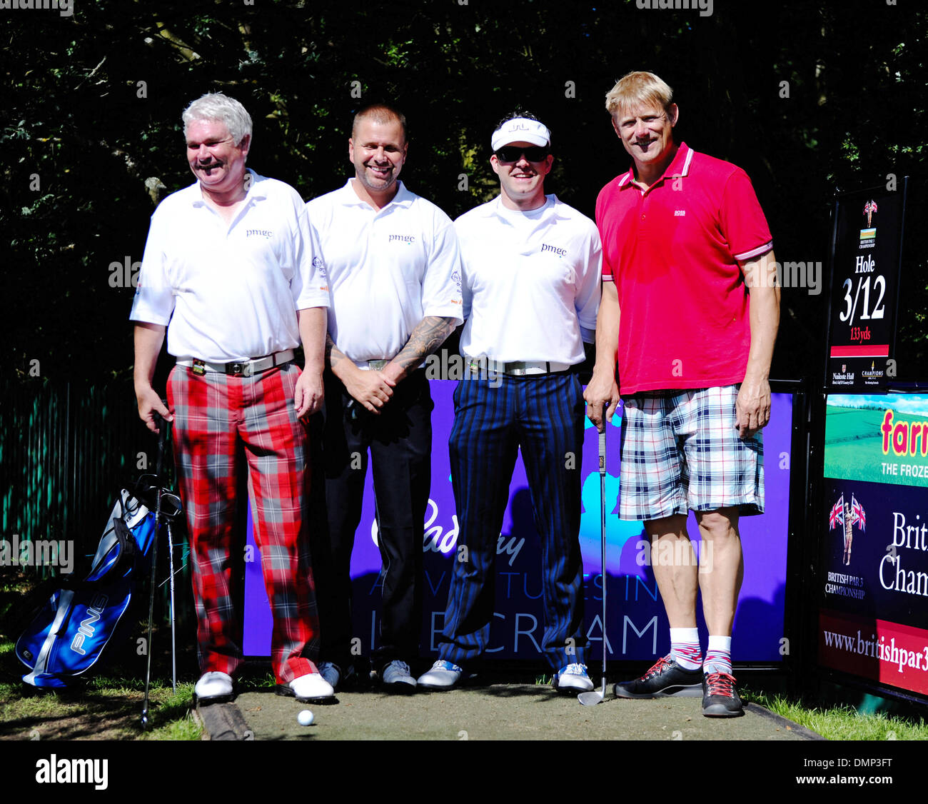 Peter Schmeichel and guests Farmfoods British Par Three competition ...