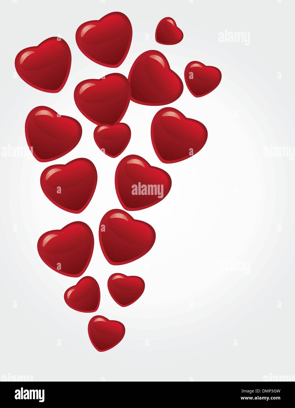 Flying red hearts icon Stock Vector Images - Alamy