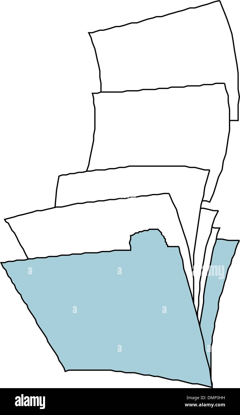 File folder tab Cut Out Stock Images & Pictures - Alamy