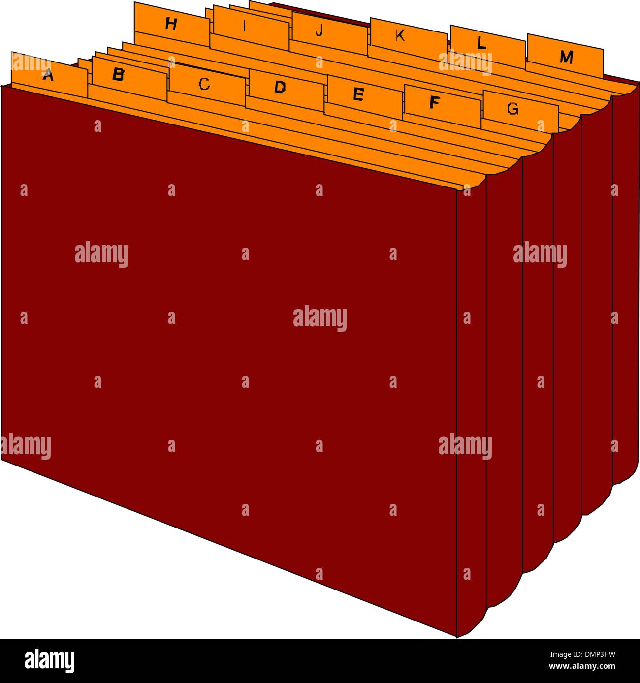 Numbered folders Stock Vector Images - Alamy