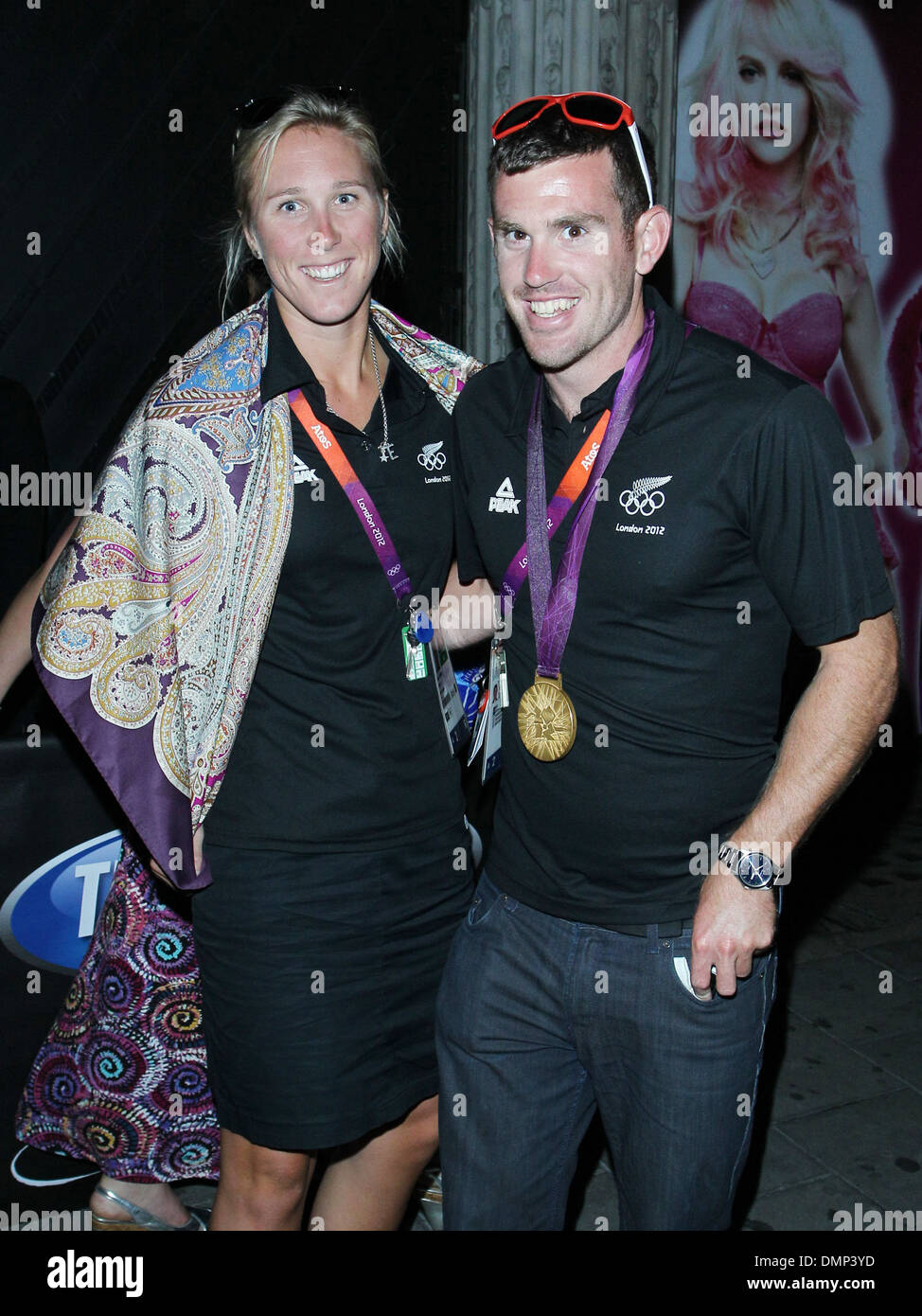 New Zealand rower and Olympic medal winner Joseph Sullivan and a friend ...