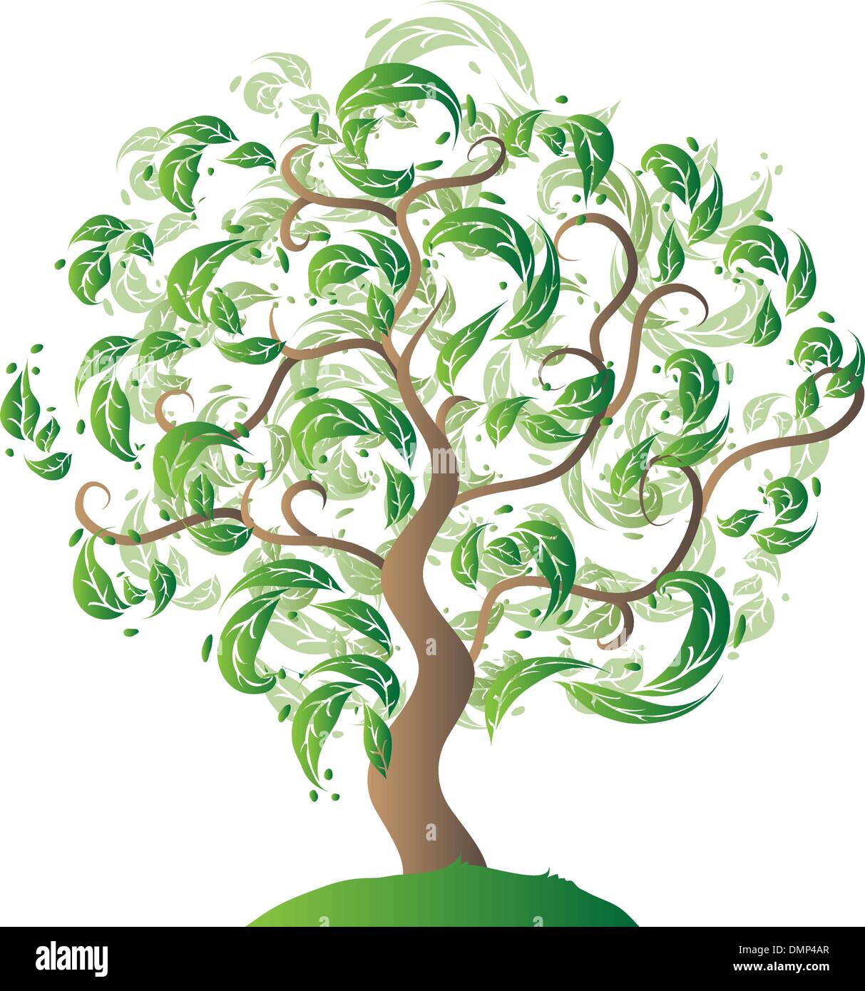 Bark old tree symbol Stock Vector Images - Alamy