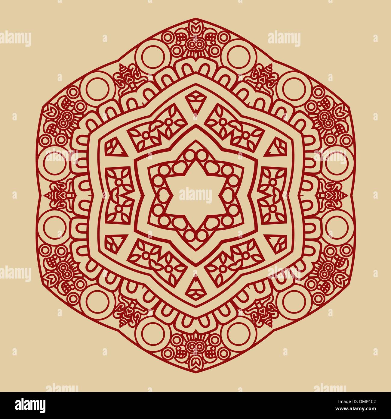 Vector round decorative design element Stock Vector Image & Art - Alamy