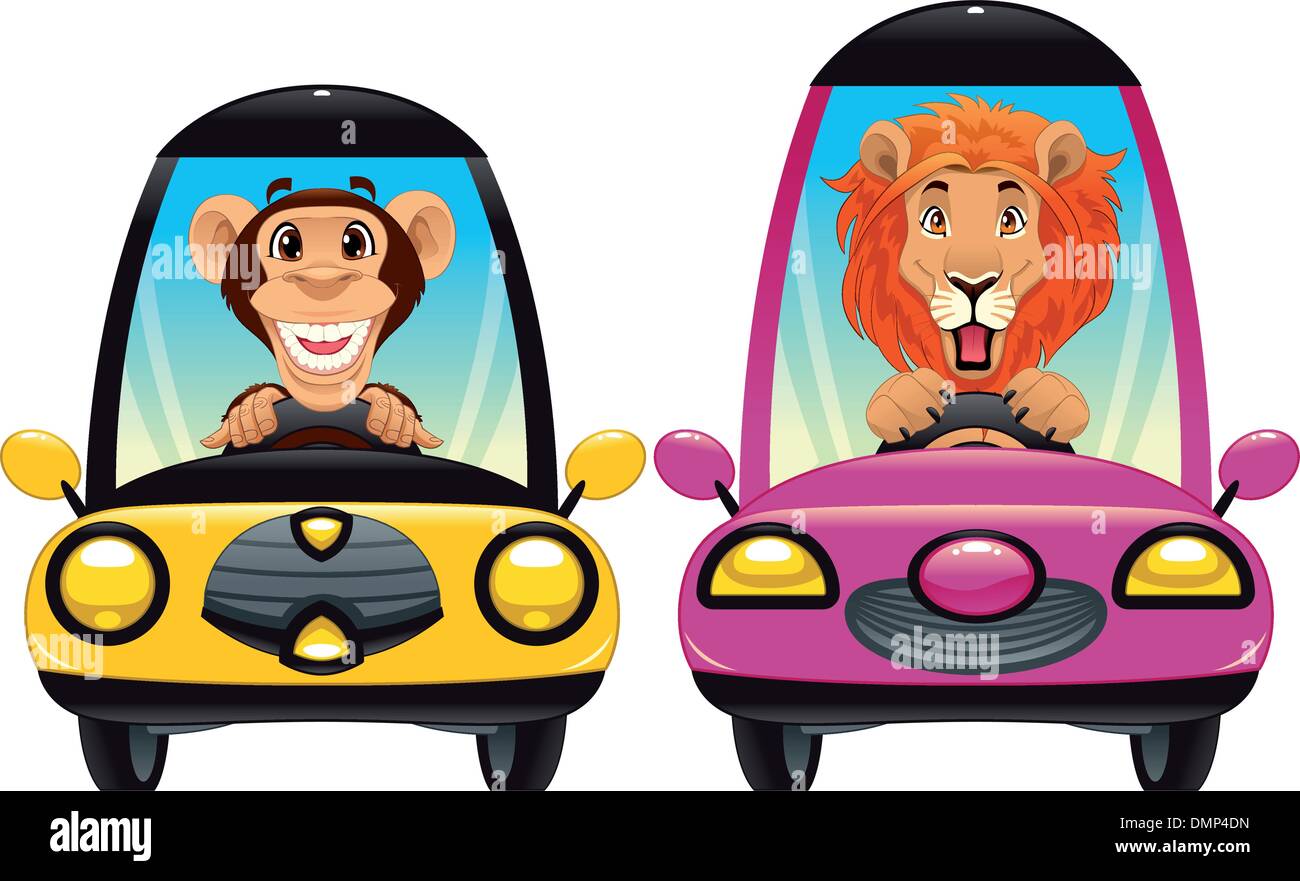 Cartoon baby monkey Cut Out Stock Images & Pictures - Alamy