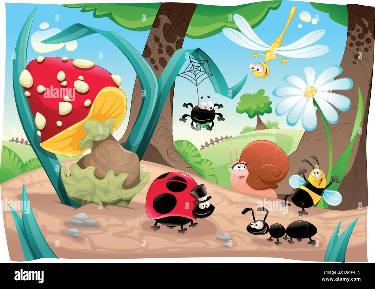 Ant family illustration hi-res stock photography and images - Alamy