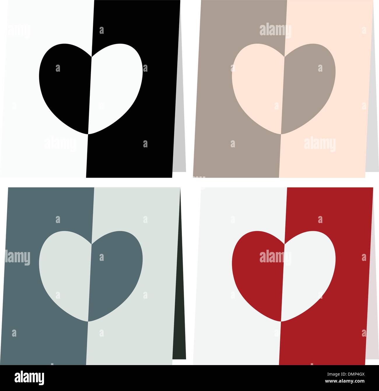 Abstract love and heart Stock Vector Image & Art - Alamy