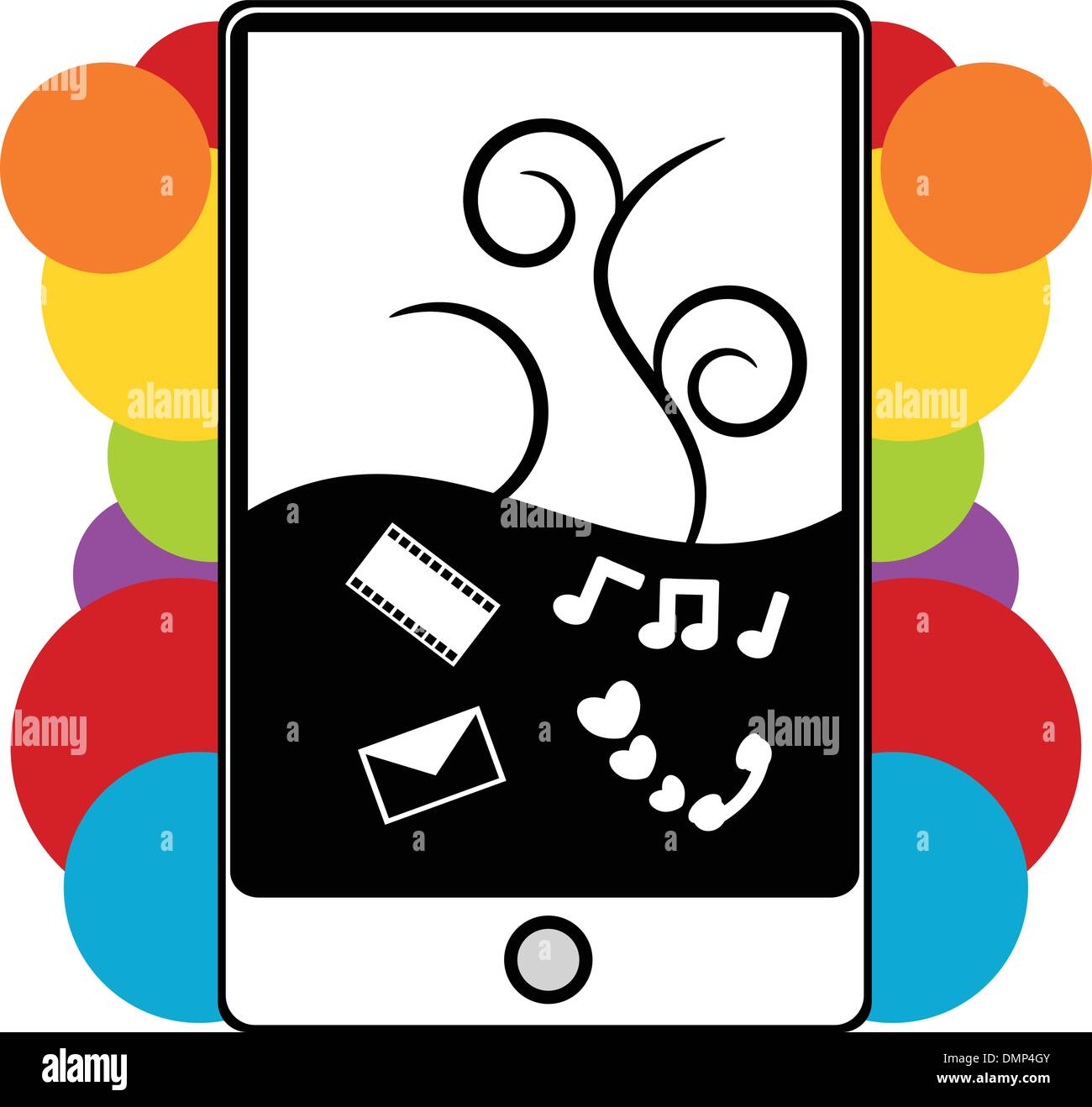 PDA phone illustration Stock Vector Image & Art - Alamy
