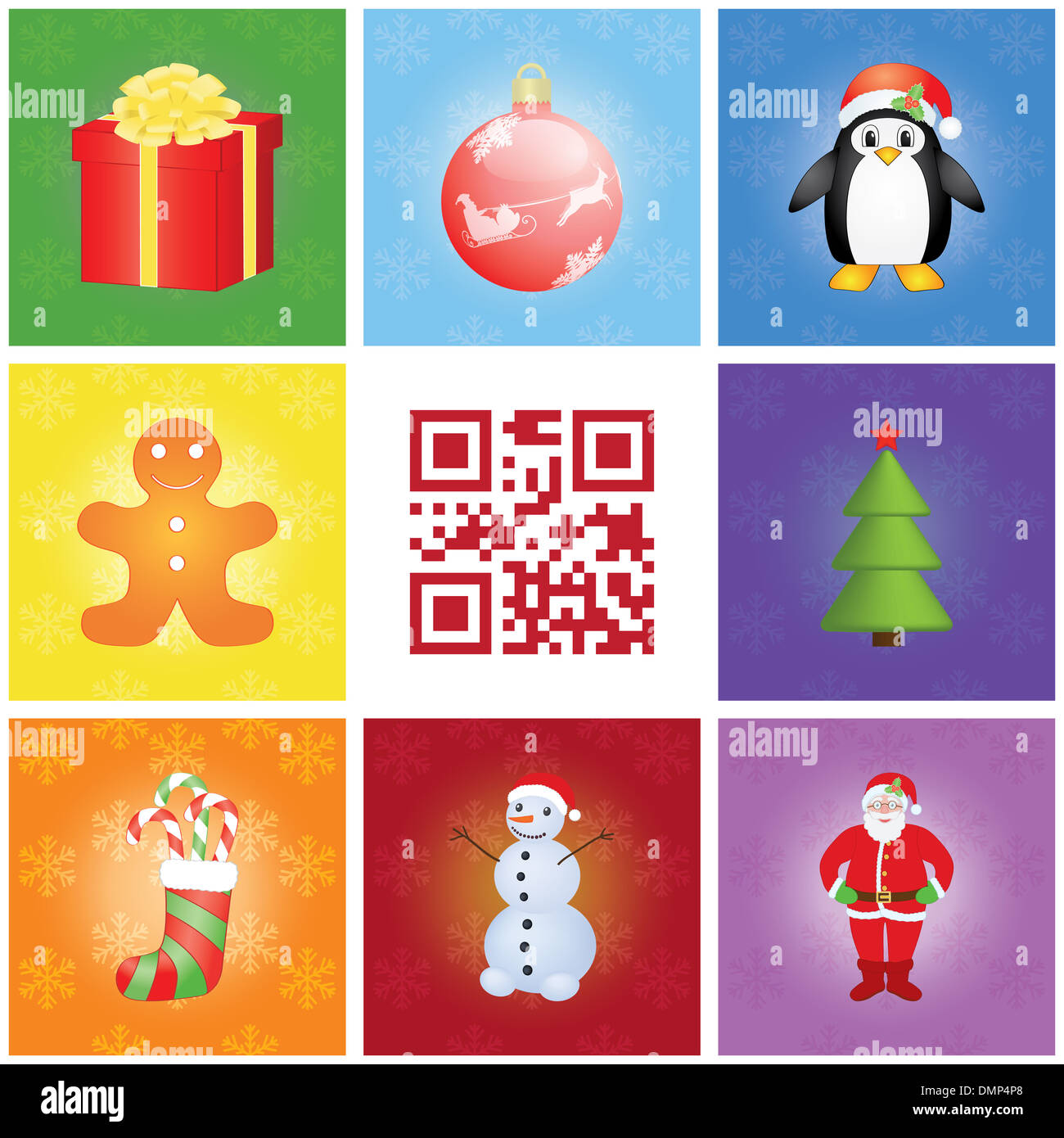 Seamless qr code pattern hi-res stock photography and images - Alamy