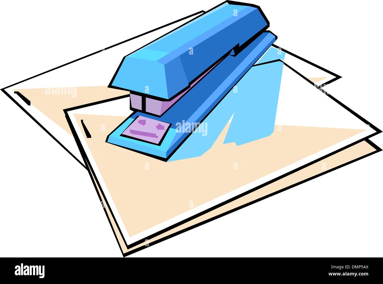 Stapler for paper Stock Vector Images - Alamy