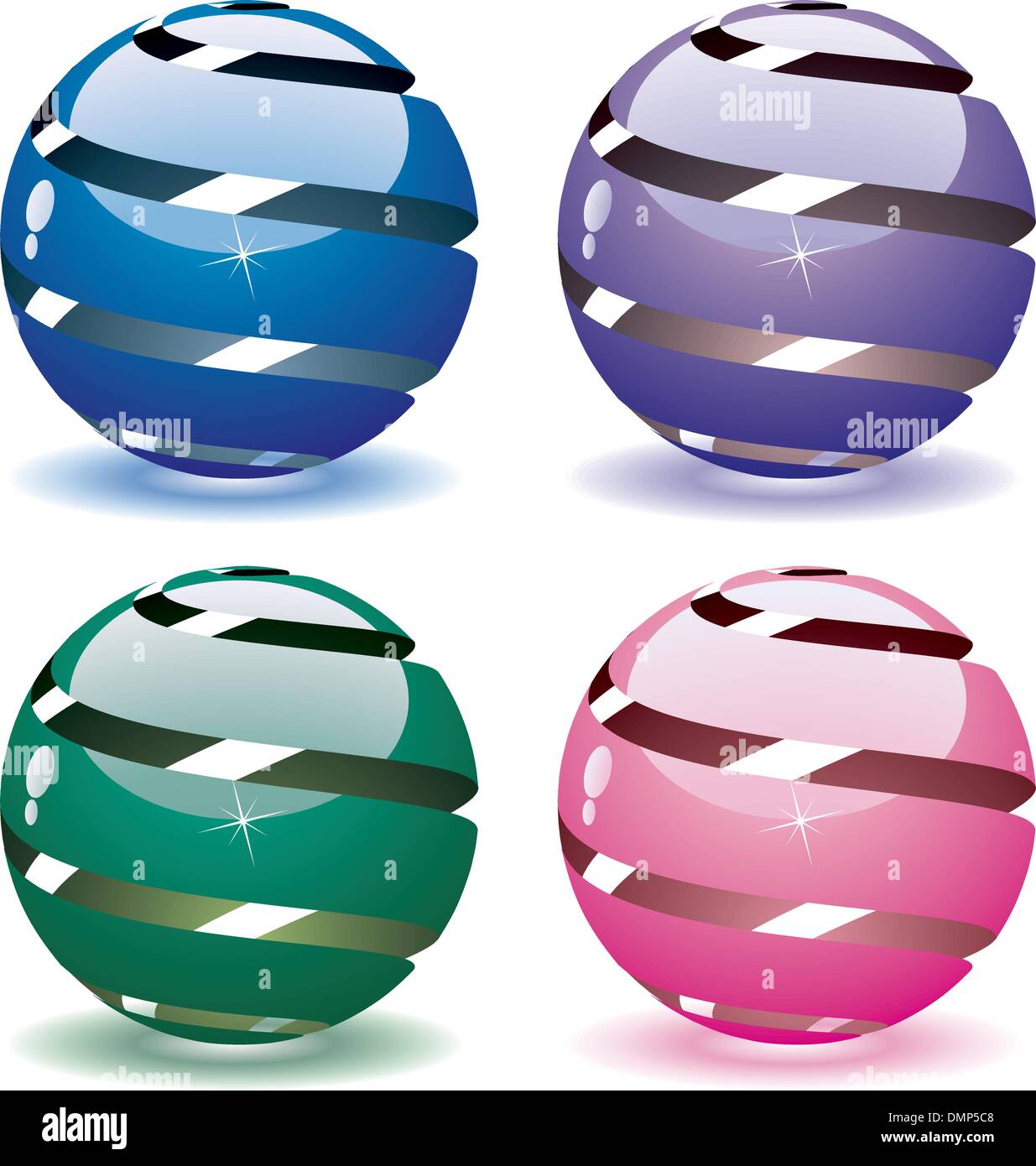 3d vector globes Stock Vector Image & Art - Alamy