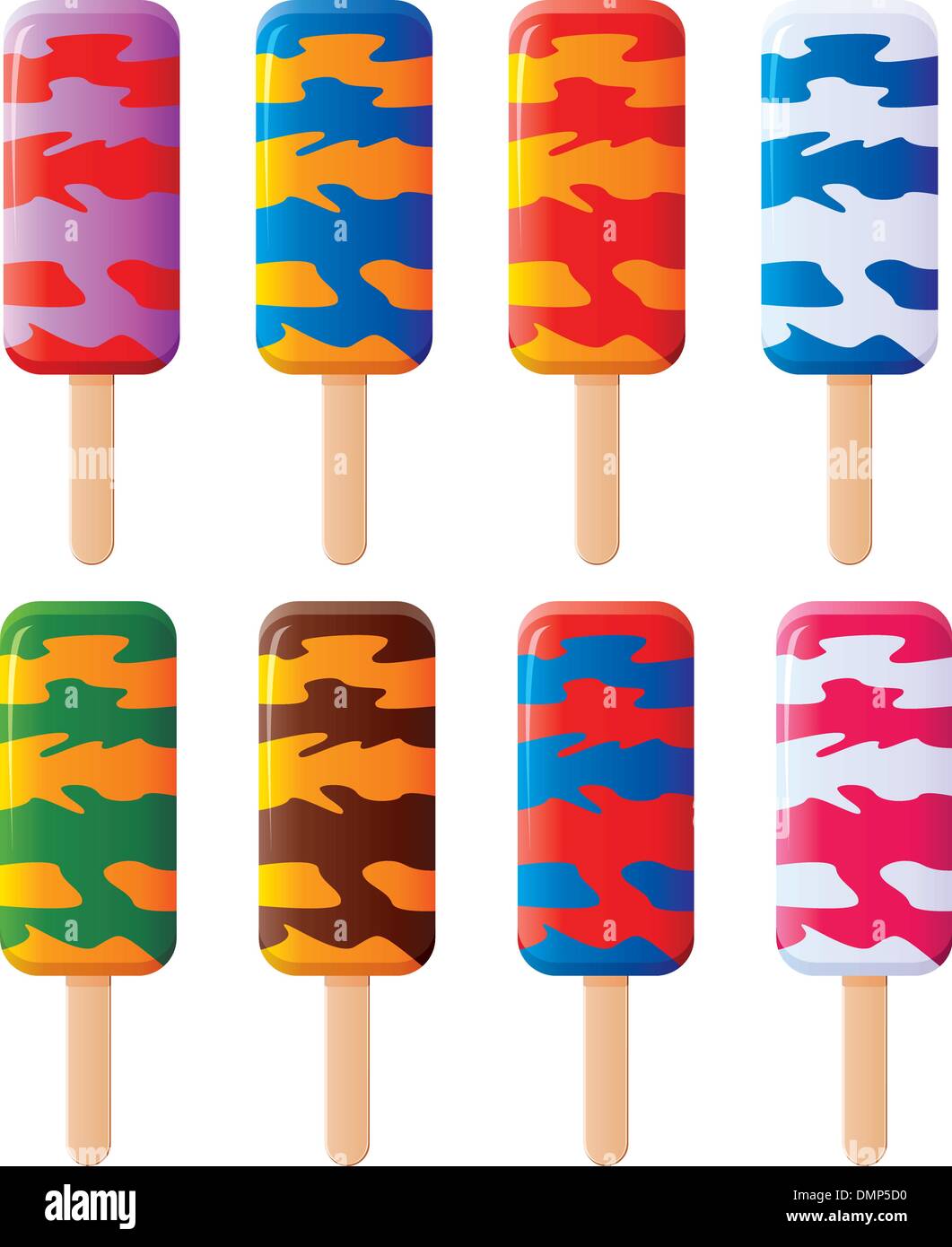 vector popsicles Stock Vector Image & Art - Alamy