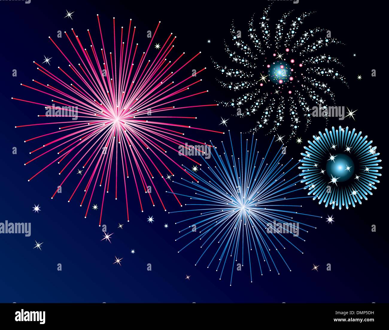 Abstract fireworks sparkles Stock Vector Images - Alamy