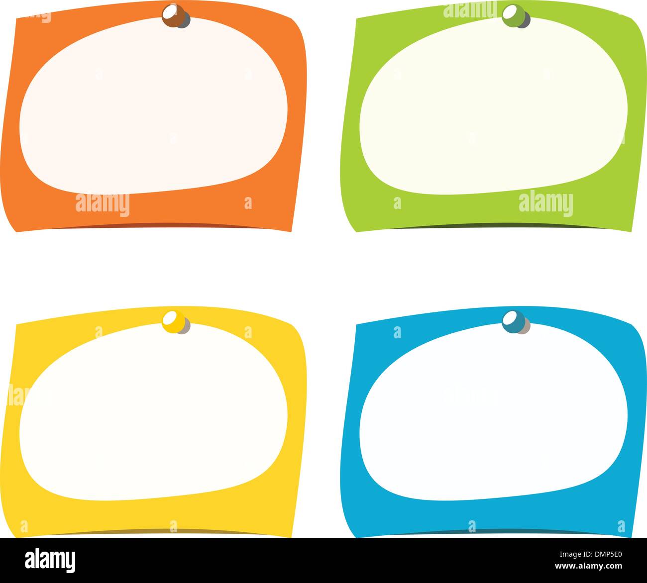 Paper colorful note illustration Stock Vector Image & Art - Alamy