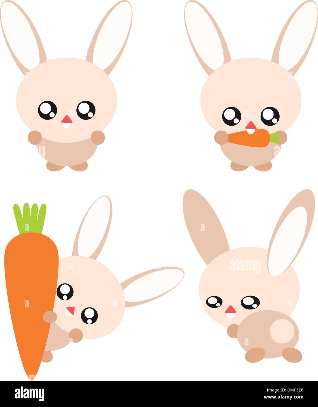 Cartoon rabbit illustration Stock Vector Image & Art - Alamy