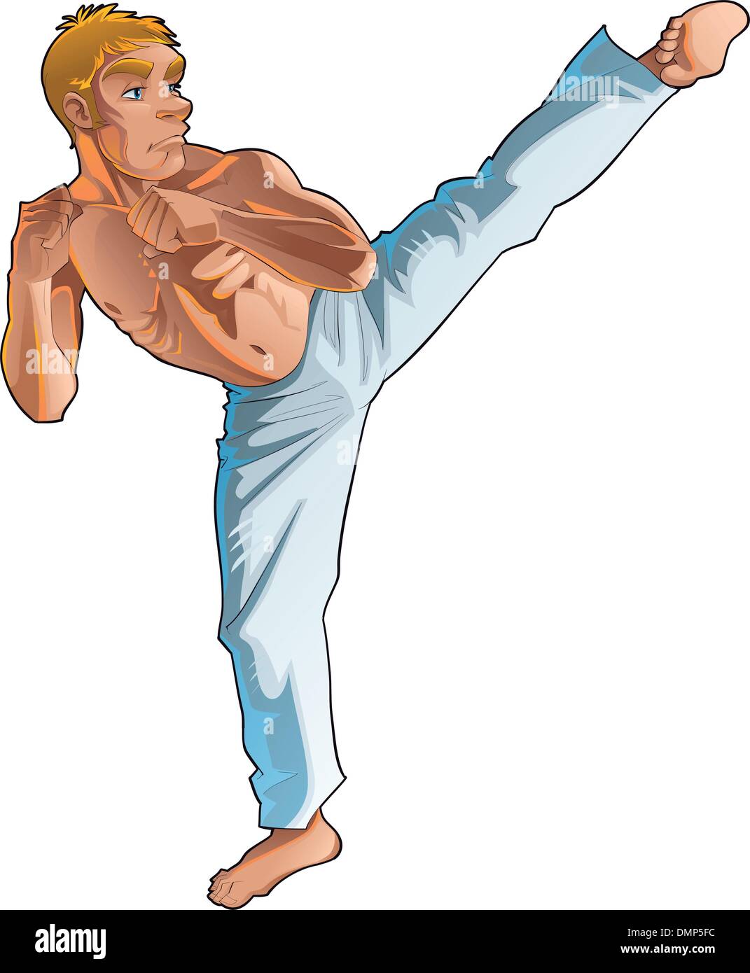 Martial art pose Stock Vector Image & Art - Alamy