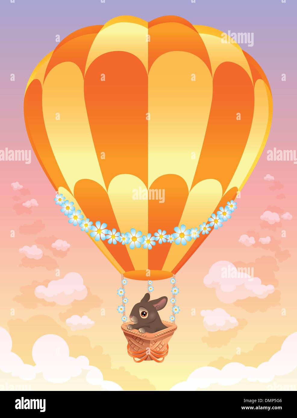 Bunny with balloon hi-res stock photography and images - Alamy