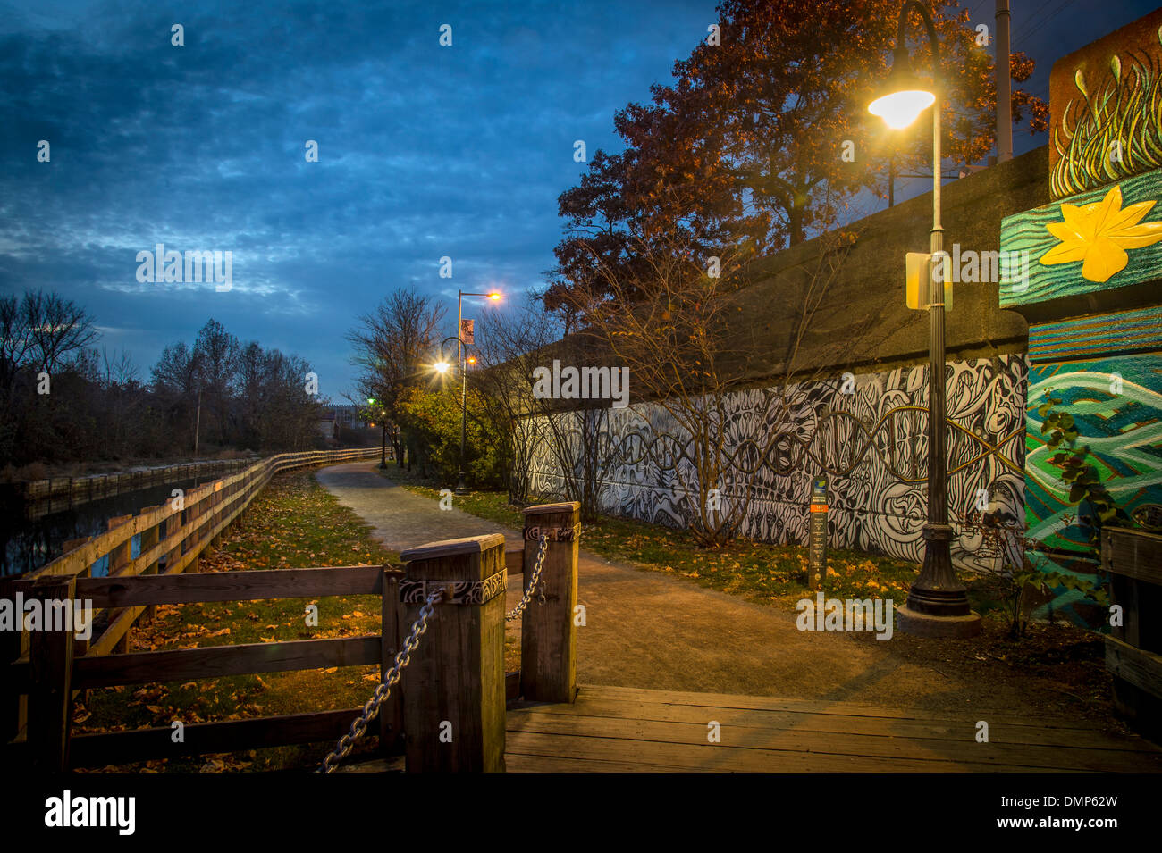 Dark night walk hi-res stock photography and images - Alamy