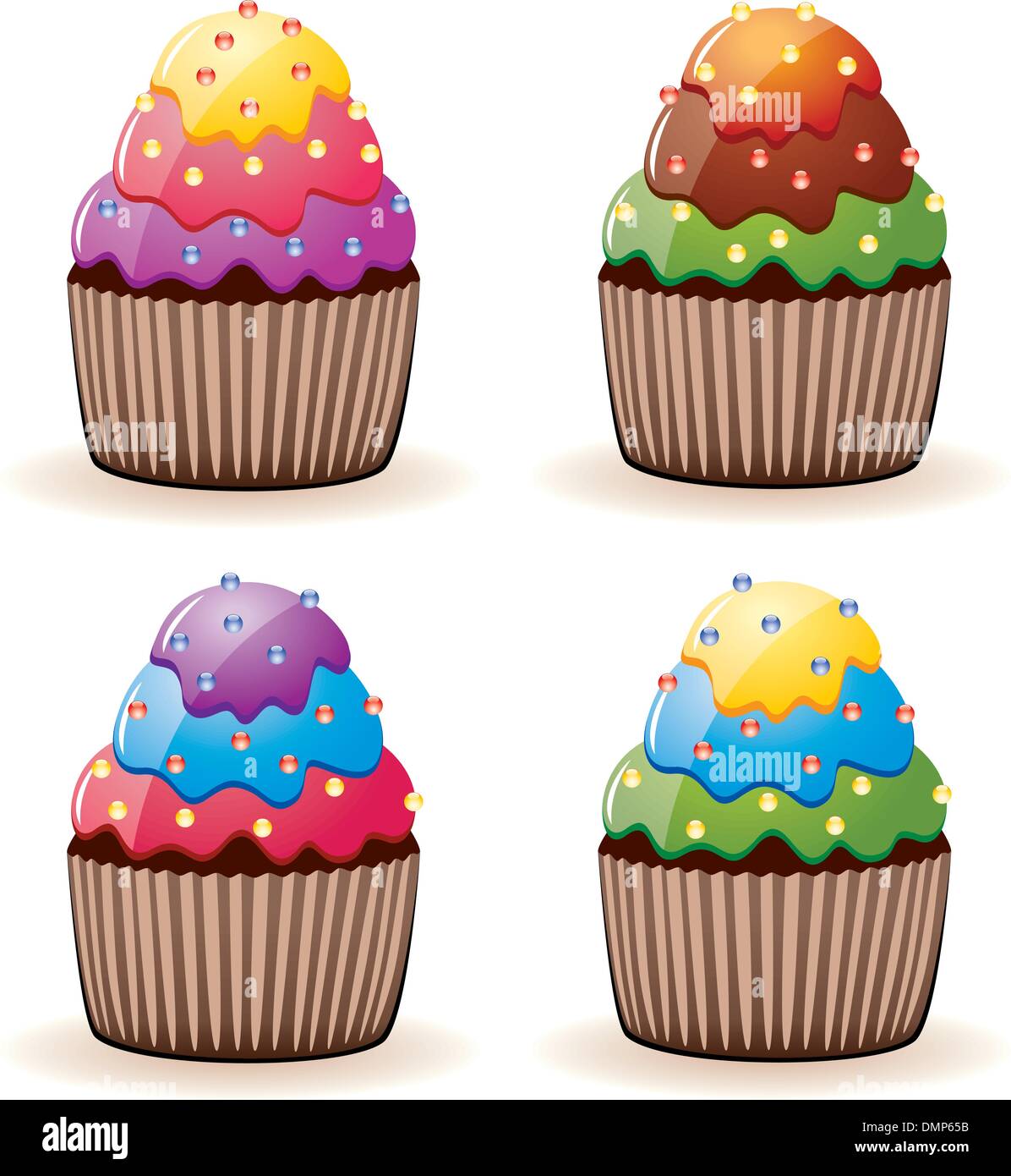 vector cupcakes Stock Vector Image & Art - Alamy