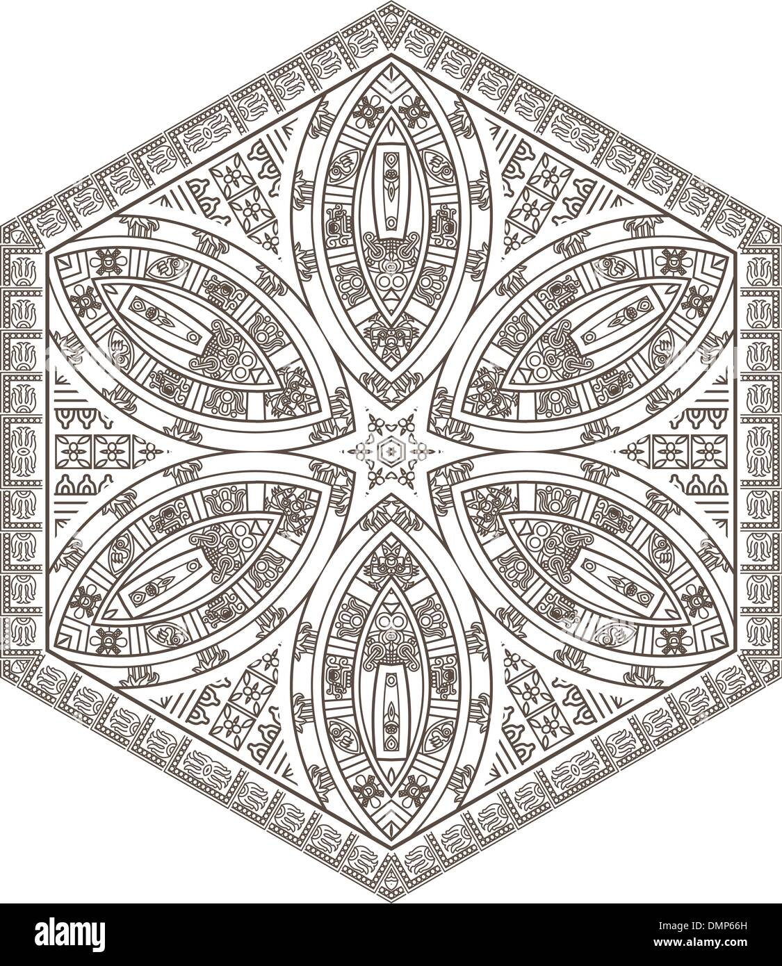 Vector round decorative design element Stock Vector Image & Art - Alamy