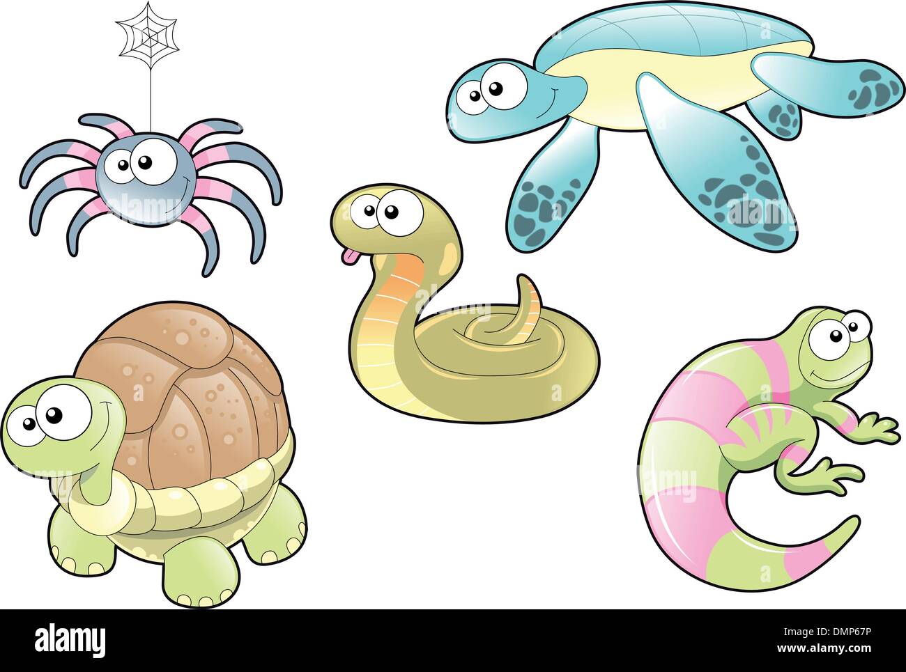 Cartoon halloween spider character Cut Out Stock Images & Pictures - Alamy