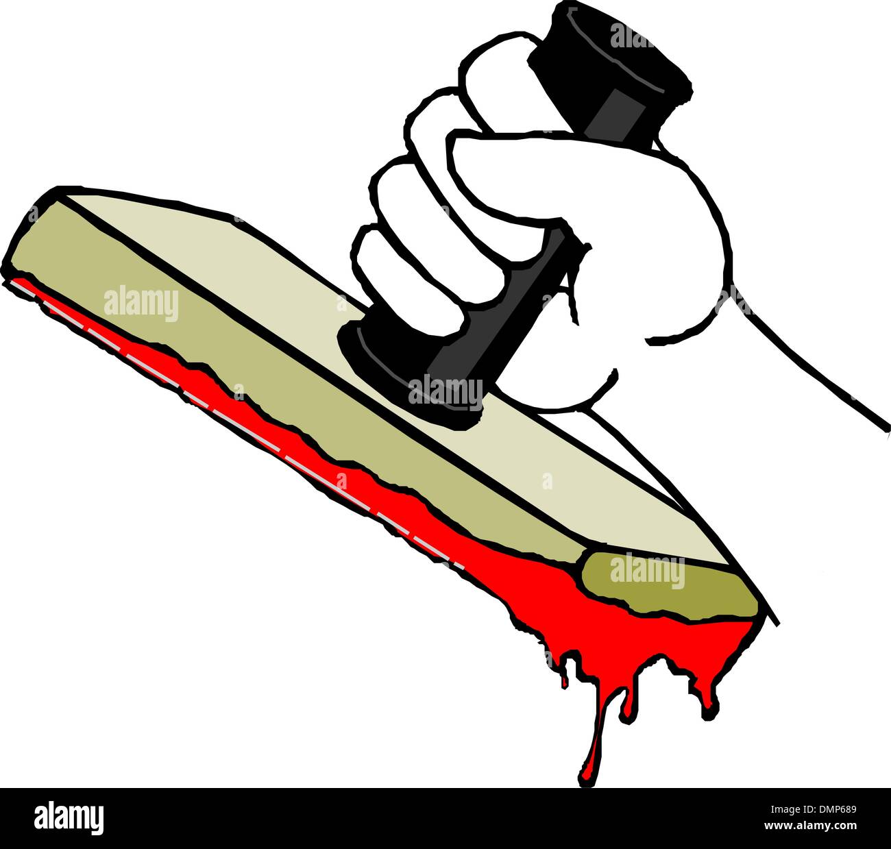 Hand With Stamp Stock Vector Image & Art - Alamy