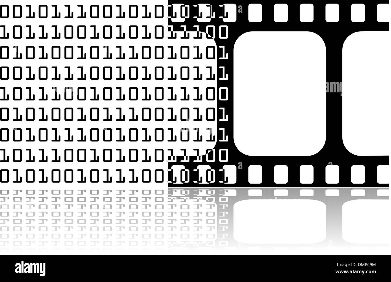 Film to digital conversion Stock Vector Images - Alamy