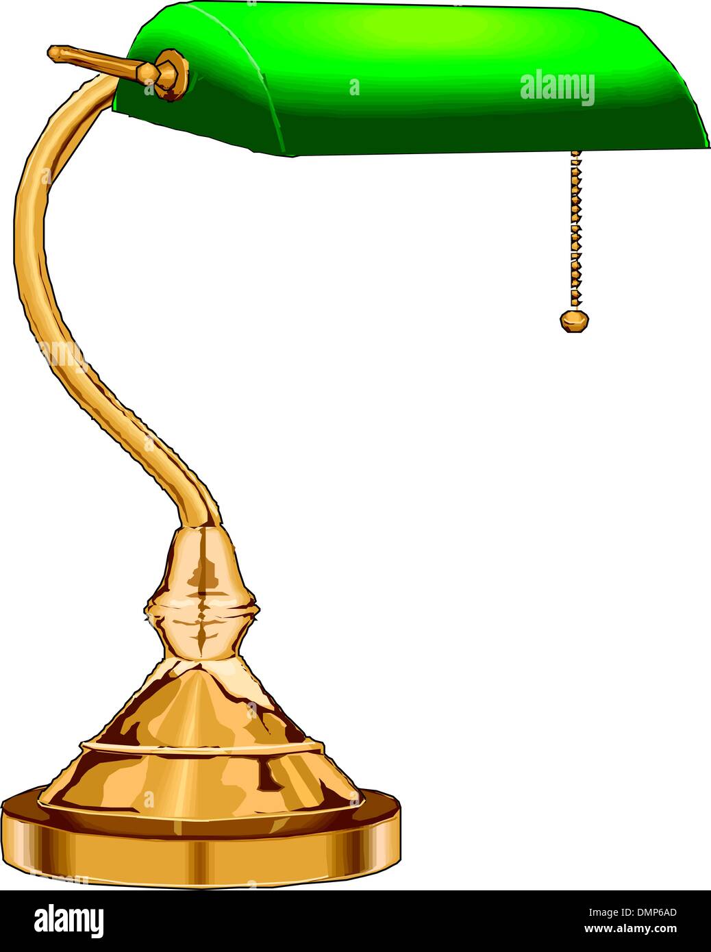 Light fixture office desk Stock Vector Images - Alamy