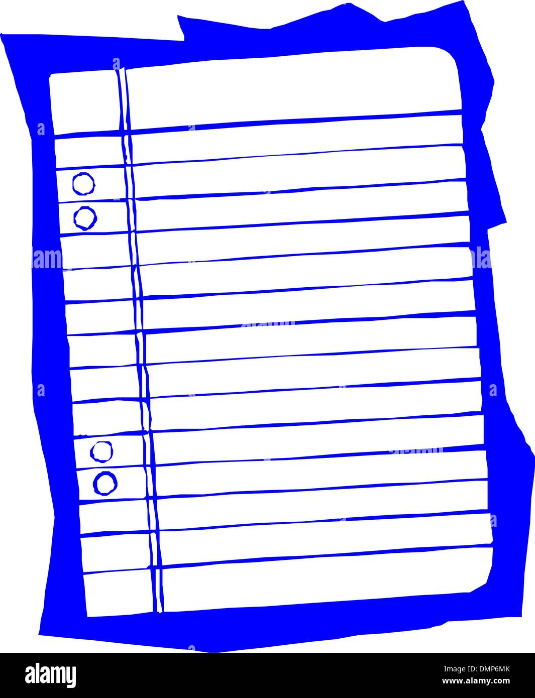 Blank paper spiral ring Stock Vector Images - Alamy