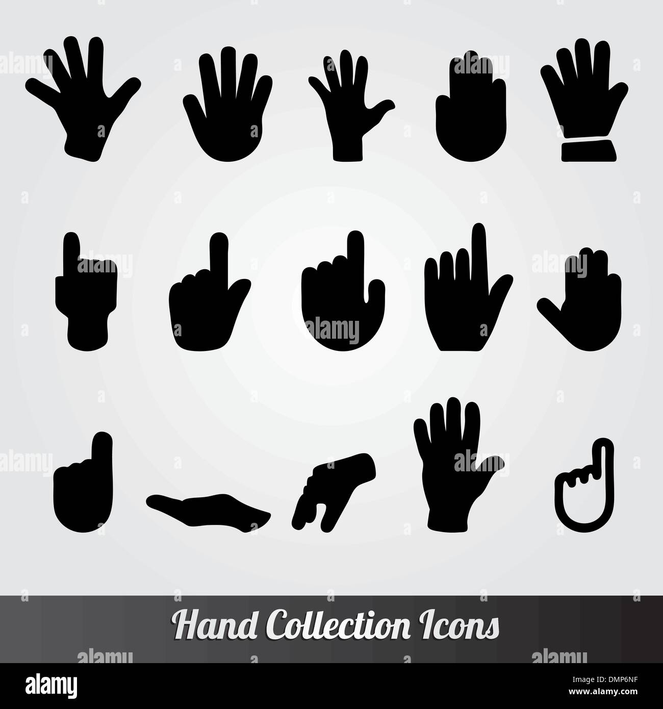 Human palm Stock Vector Images - Alamy