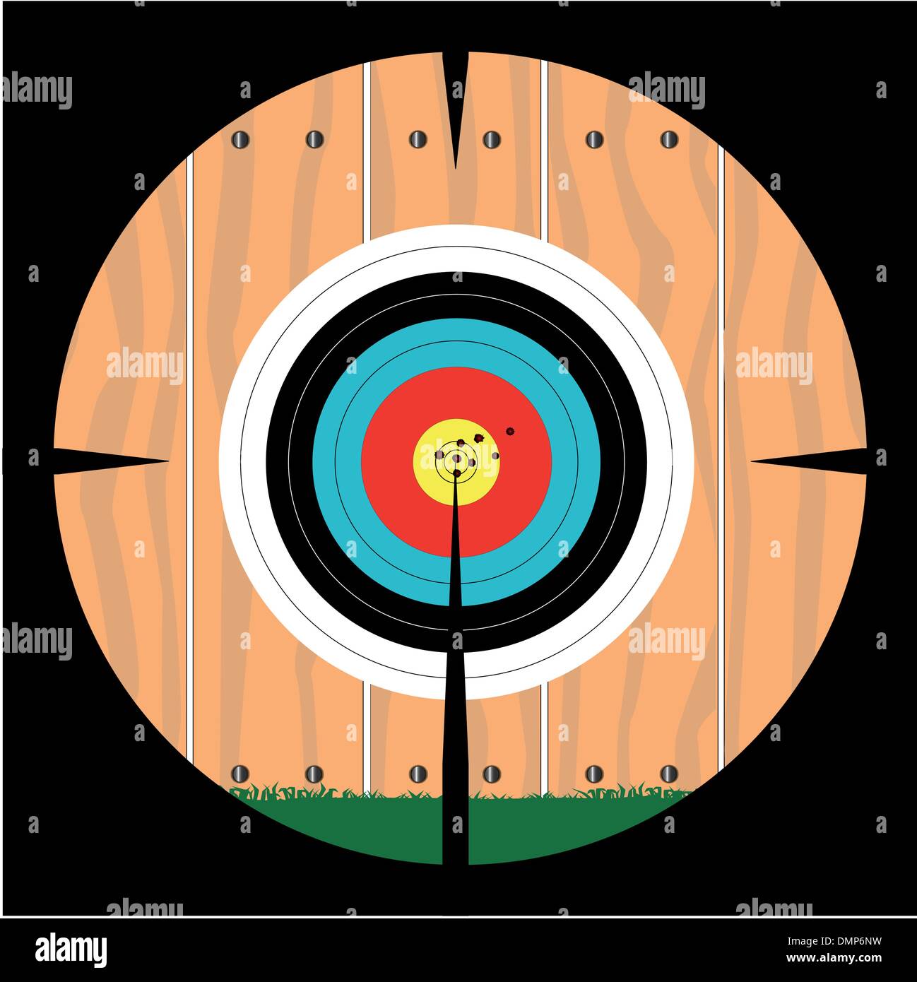 Pistol range target Stock Vector Images - Alamy