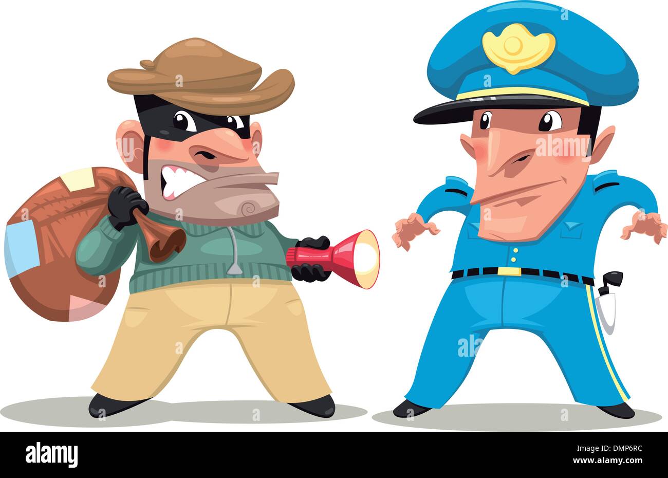 Cartoon burglar hi-res stock photography and images - Alamy