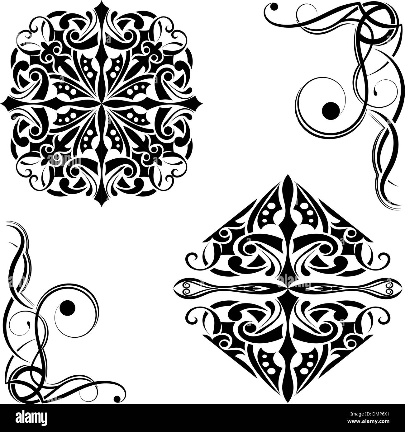 Abstract Scroll Tribal Sign High Resolution Stock Photography and ...