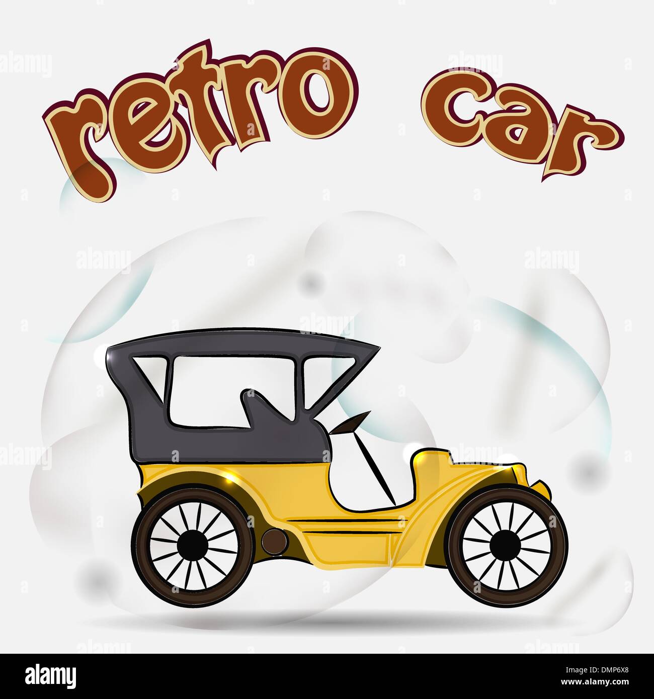 Old fashioned car on Stock Vector Images - Alamy