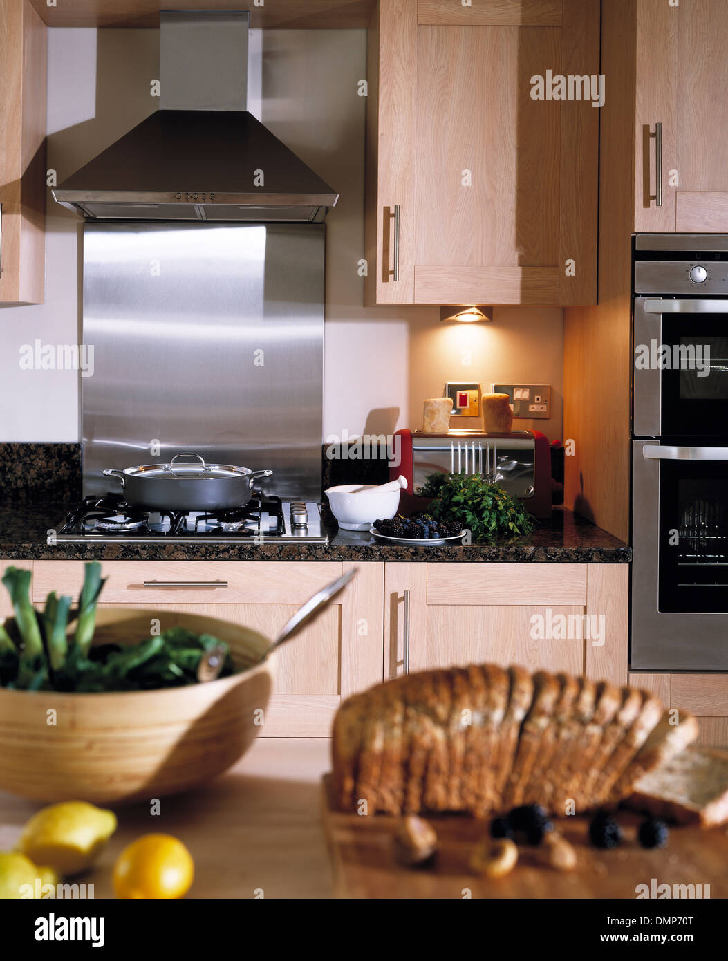 Cooker and oven hob in kitchen Stock Photo - Alamy
