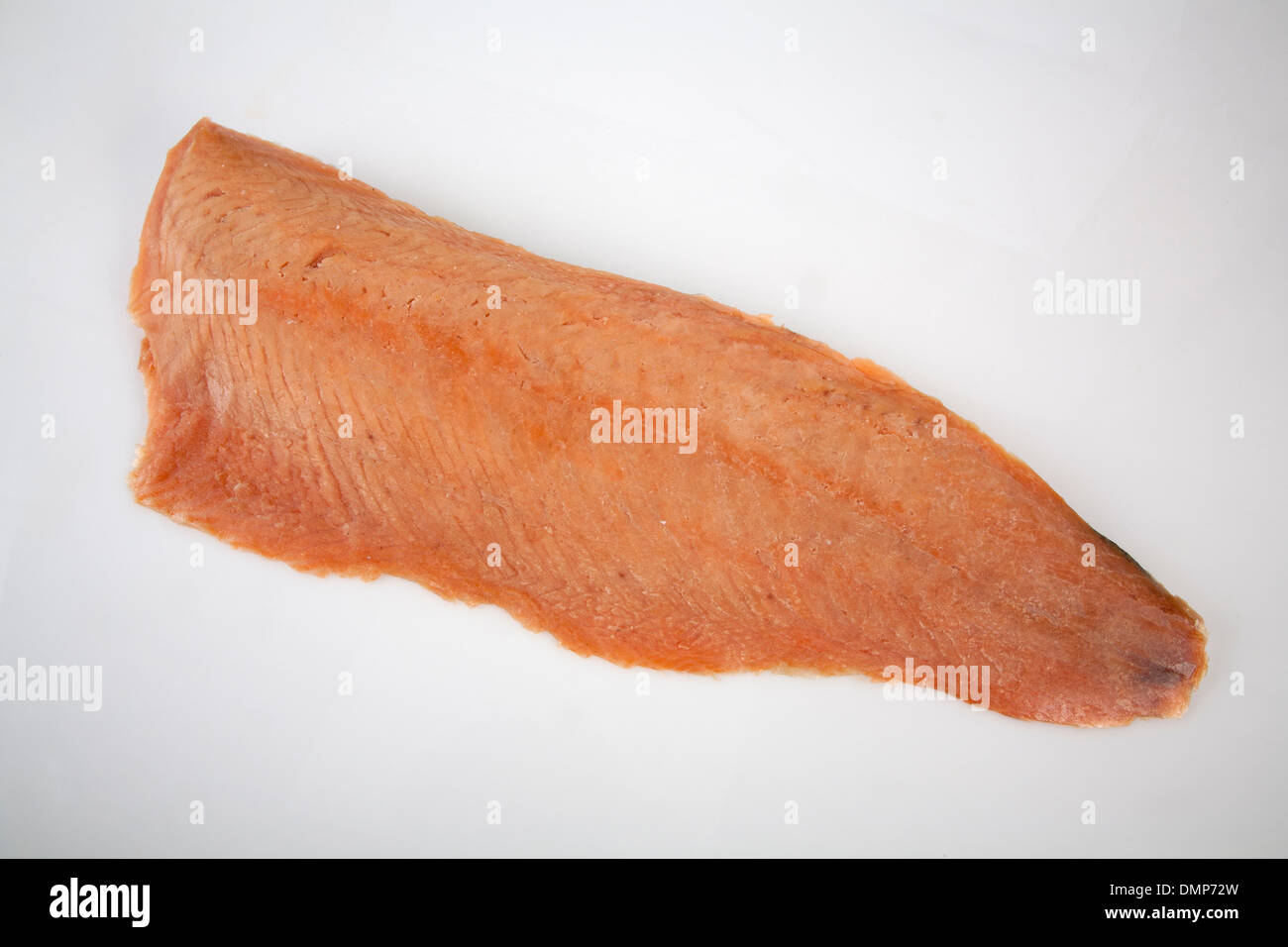 Frozen fish products laid on ice to be showcased for consumption ...
