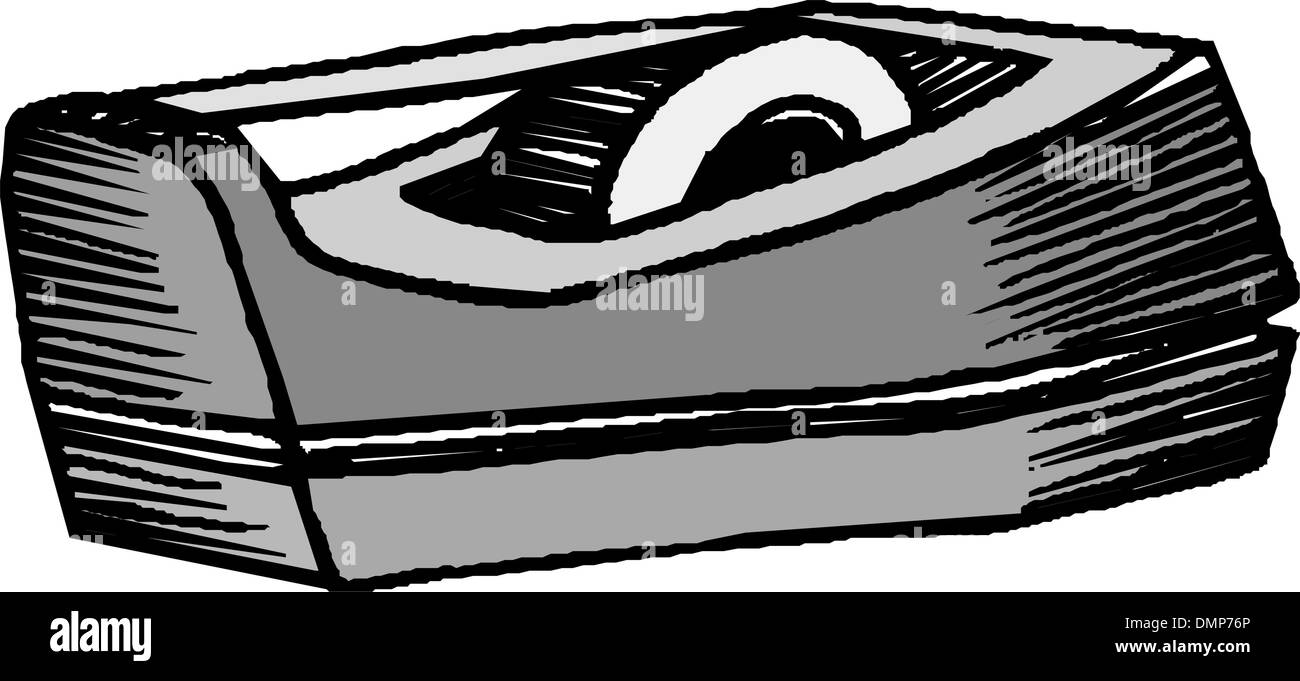 Adhesive tape-Tape dispenser Stock Vector Image & Art - Alamy