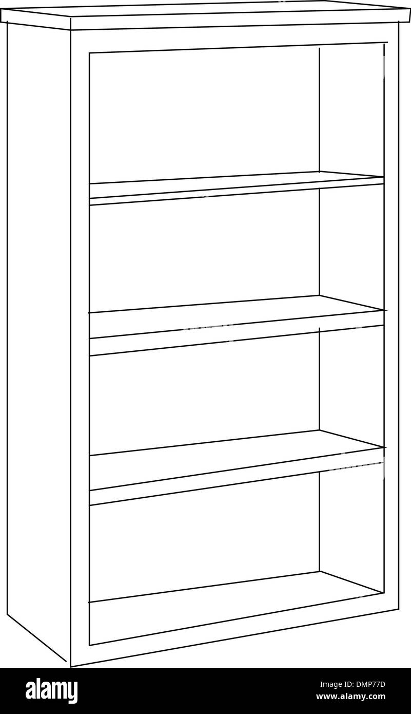 Bookcase background Black and White Stock Photos & Images - Alamy