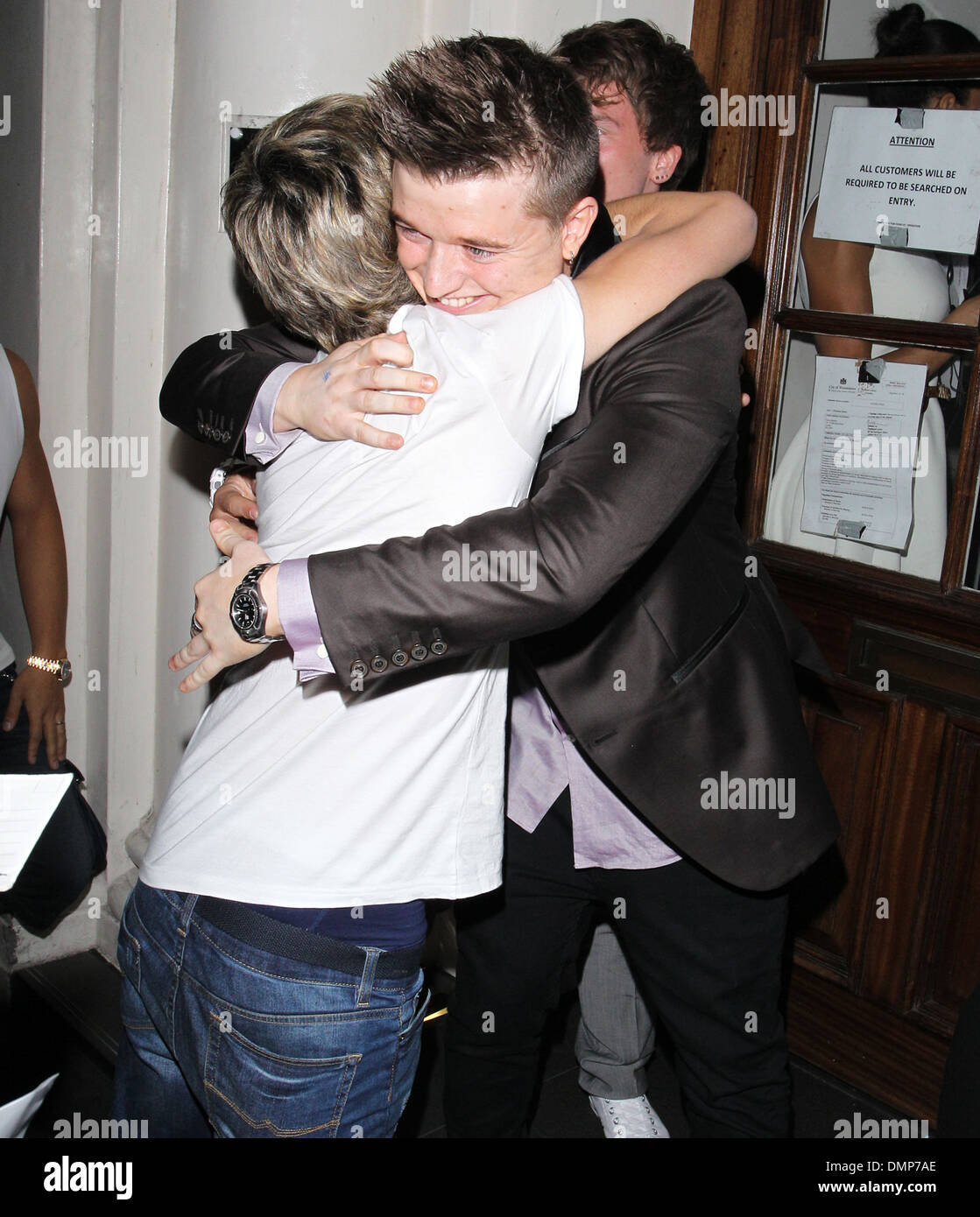 One Direction band member Niall Horan enjoys a night out at Funky ...