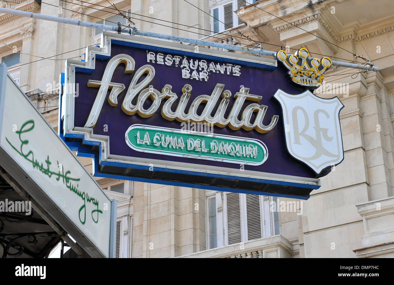 El Floridita, bar and restaurant frequented by Ernest Hemingway in ...
