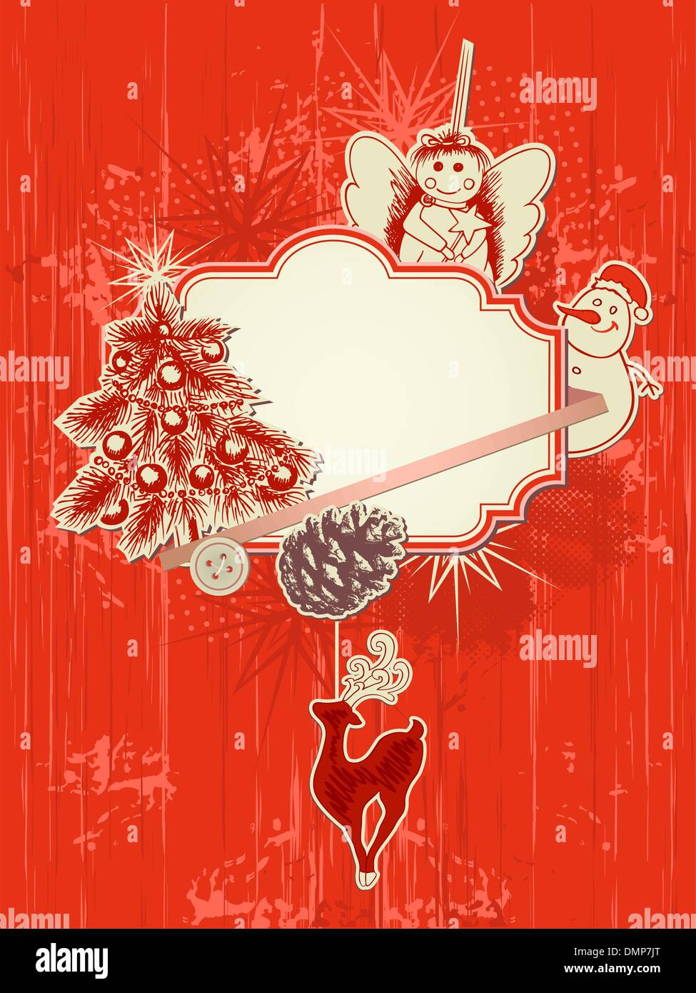 Snowman christmas background festival Stock Vector Images - Alamy