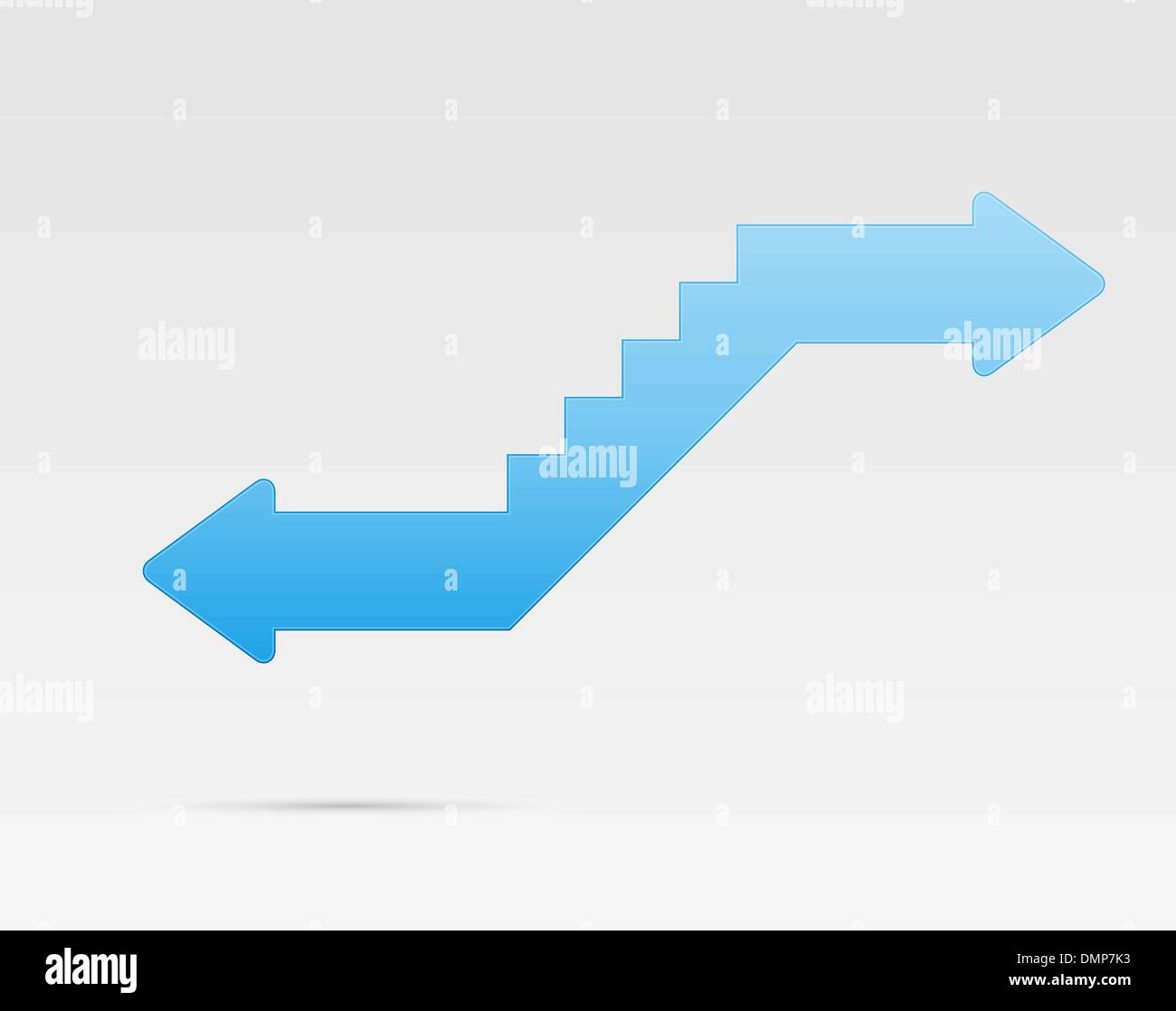 Staircase leading upwards Stock Vector Images - Alamy
