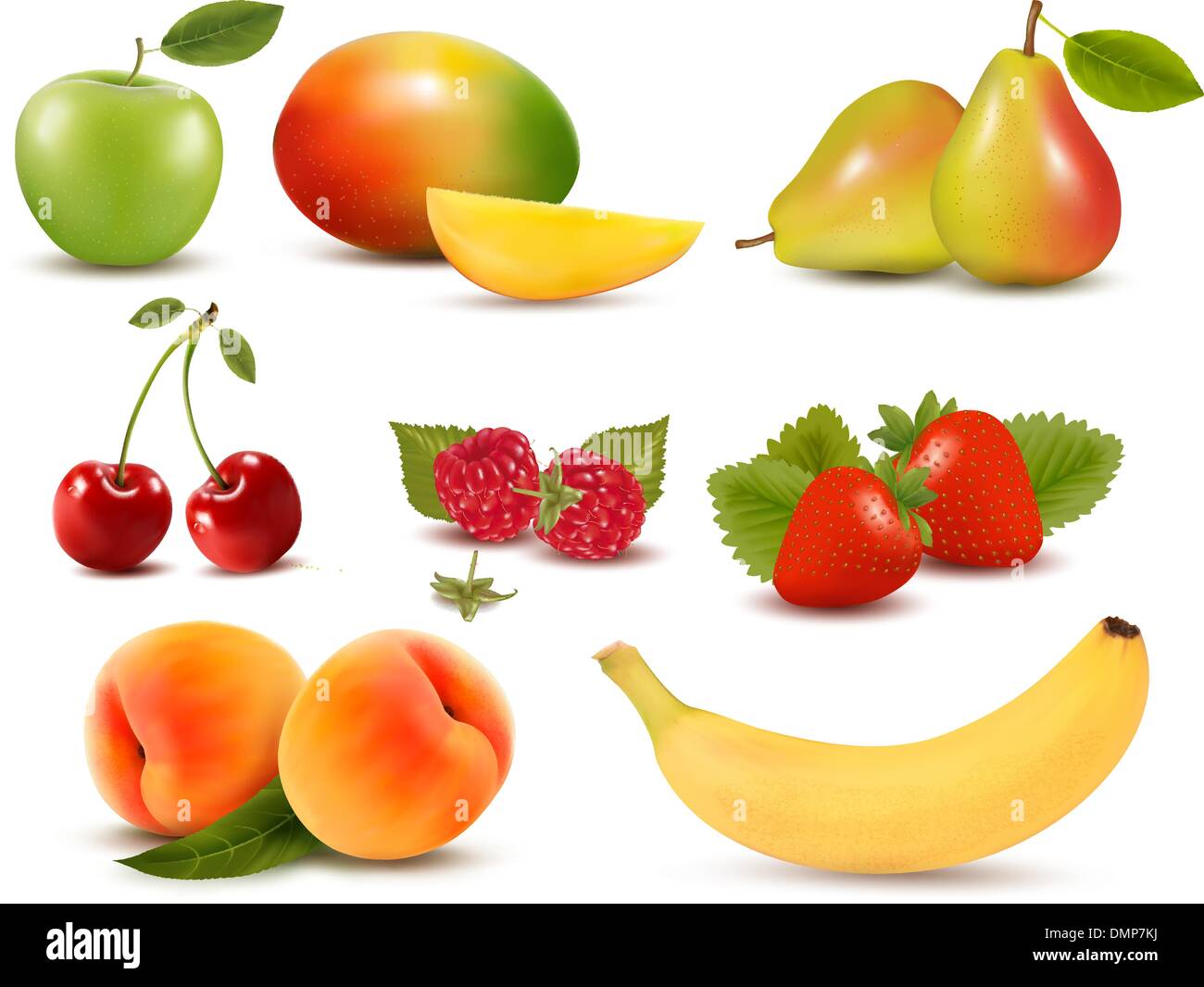 Berries and fruit Stock Vector Images - Alamy