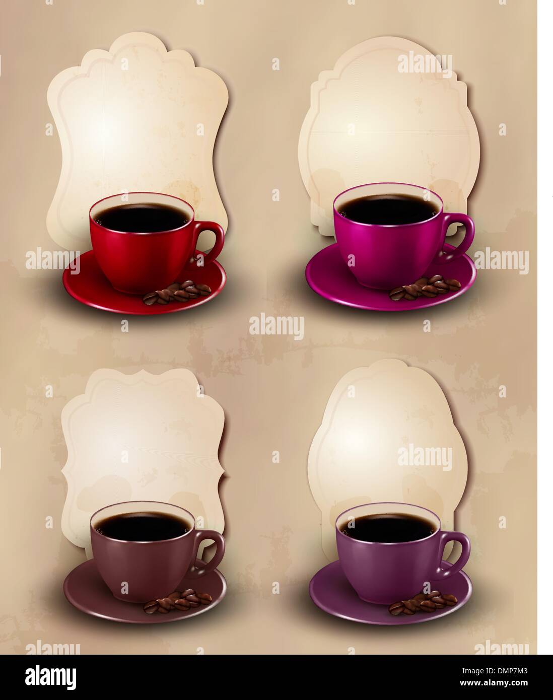 Coffee design template. Vector illustration Stock Vector Image & Art ...