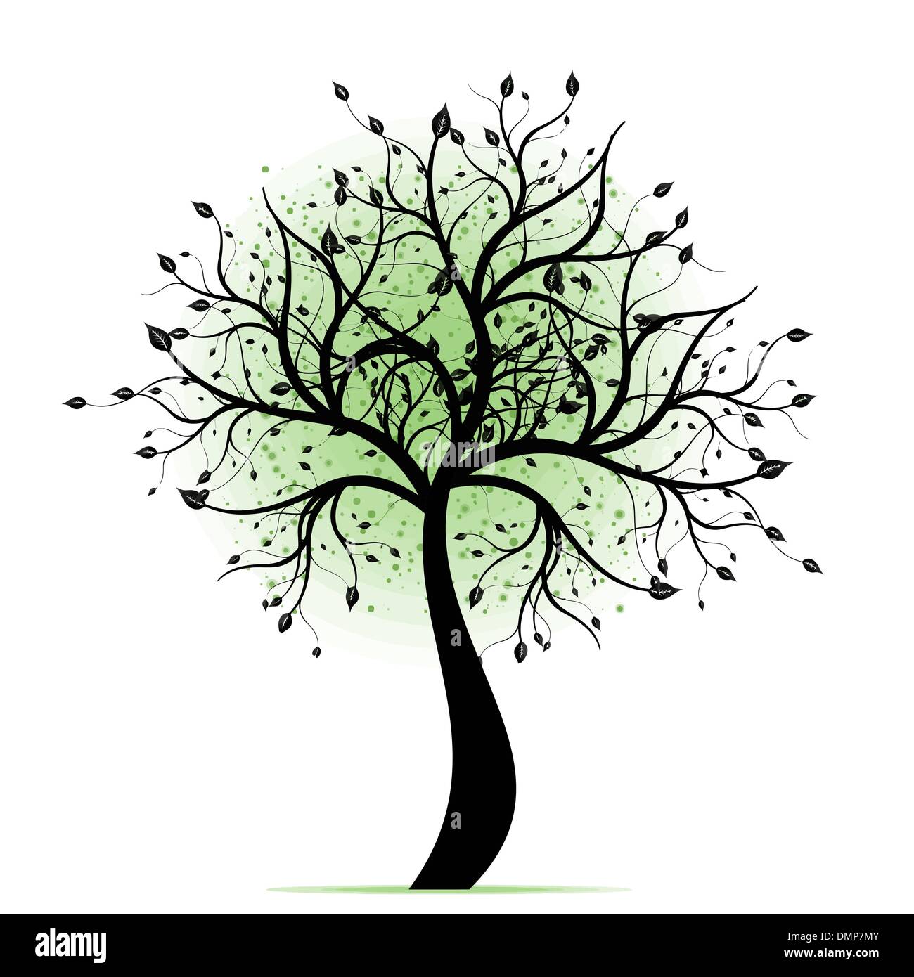 Beautiful art tree Stock Vector Image & Art - Alamy