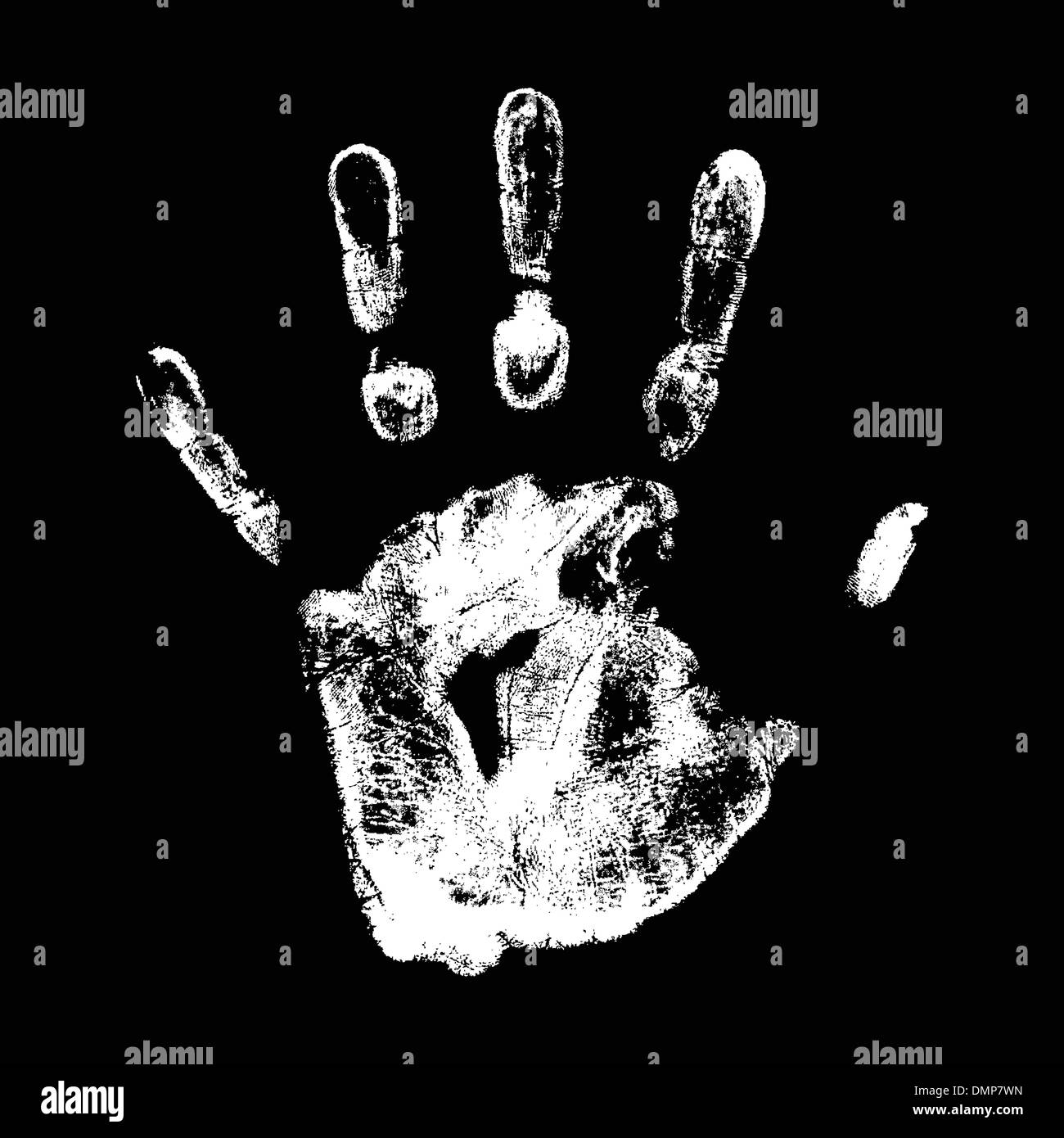 Handprint vector vectors hi-res stock photography and images - Alamy