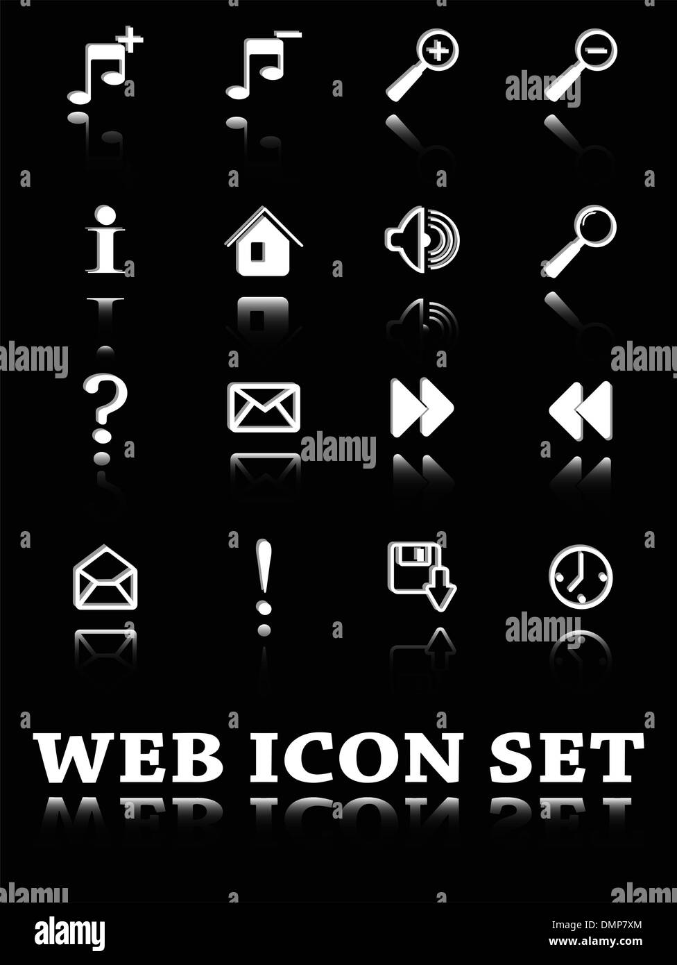 Web page design set Black and White Stock Photos & Images - Alamy