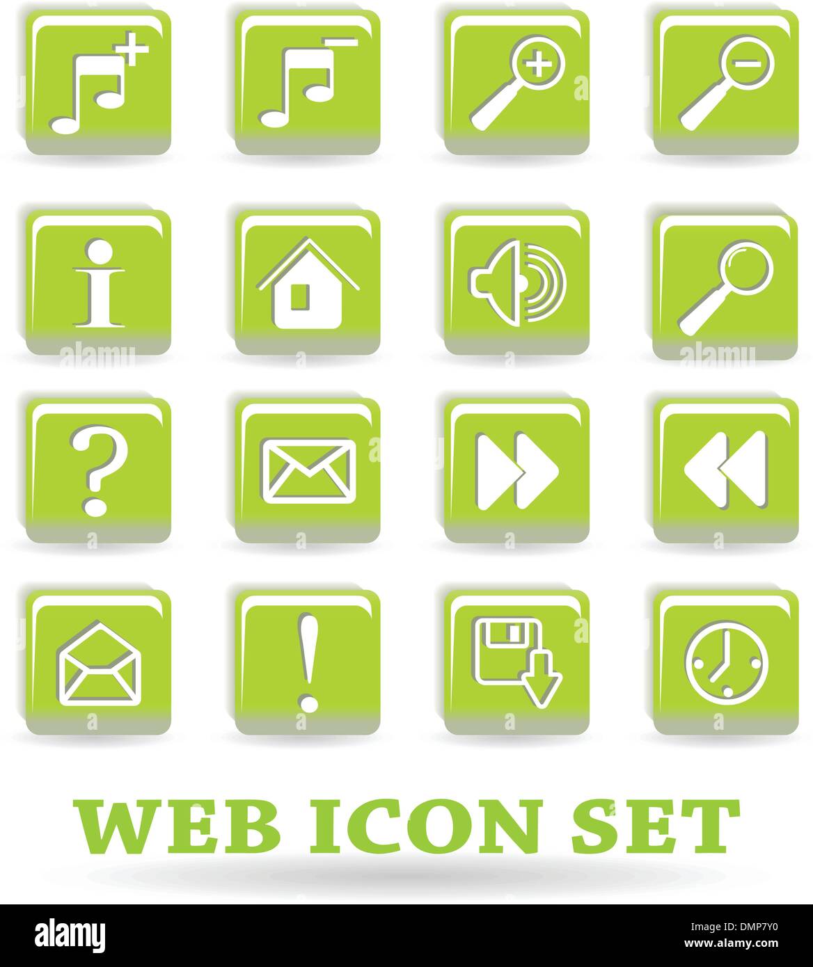 the vector set web icon Stock Vector Image & Art - Alamy