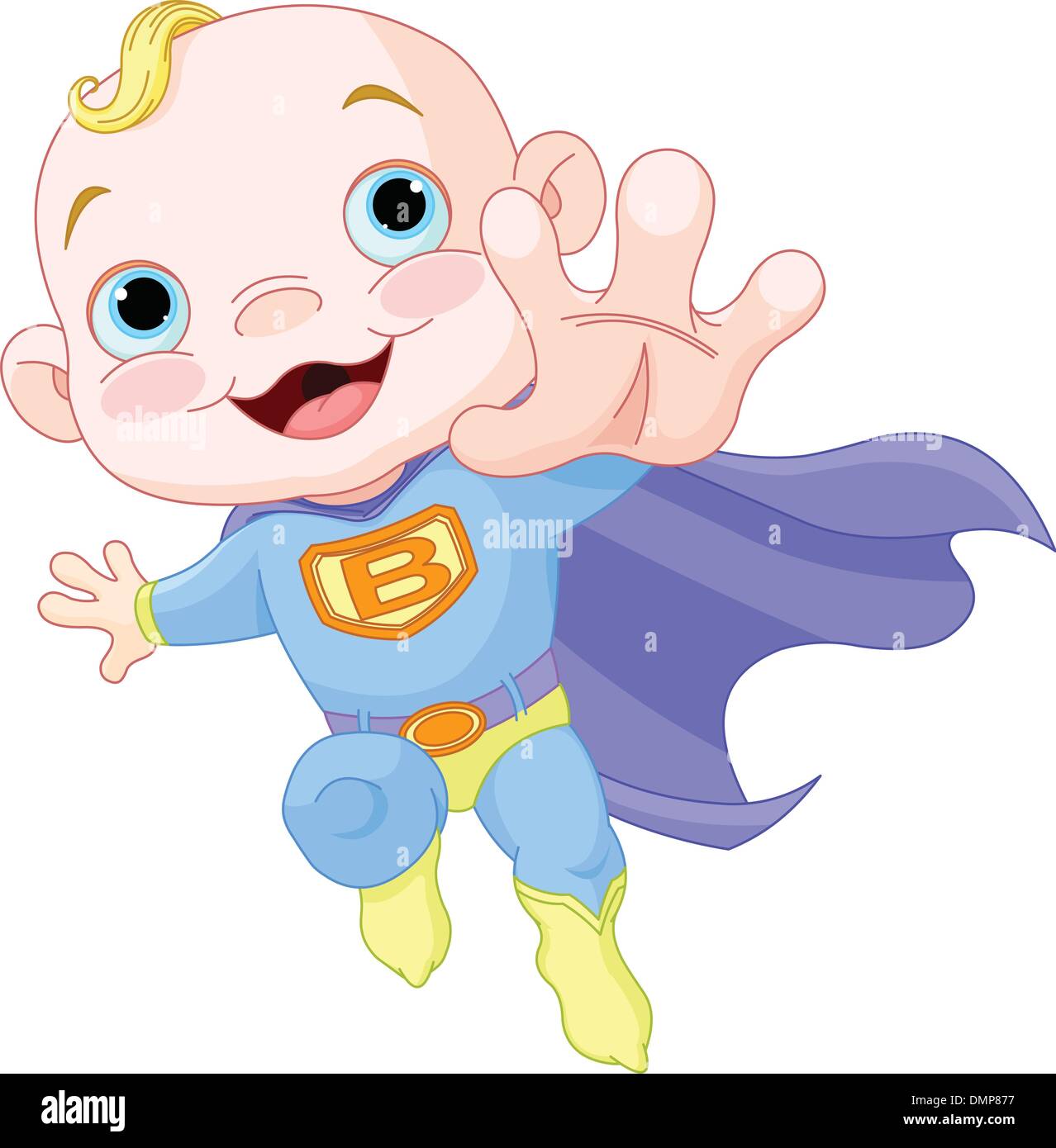 Cartoon little boy superhero hi-res stock photography and images - Alamy