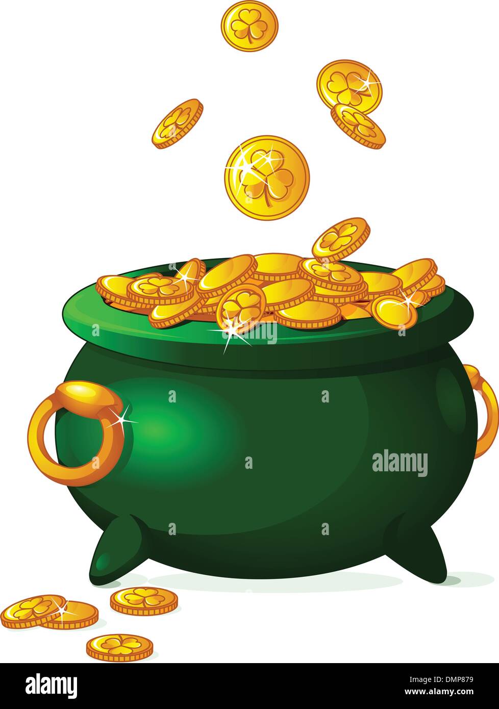 Cartoon pot gold hi-res stock photography and images - Alamy